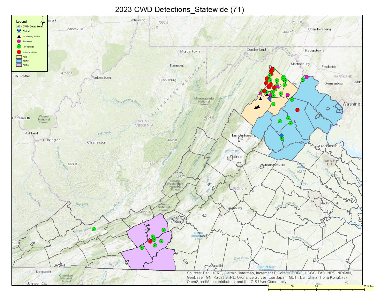 Tracking Chronic Wasting Disease in Virginia | Virginia DWR