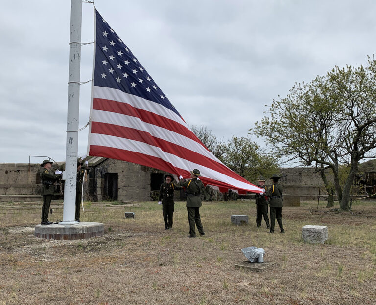Ft. Wool Flag Decommissioned | Virginia DWR
